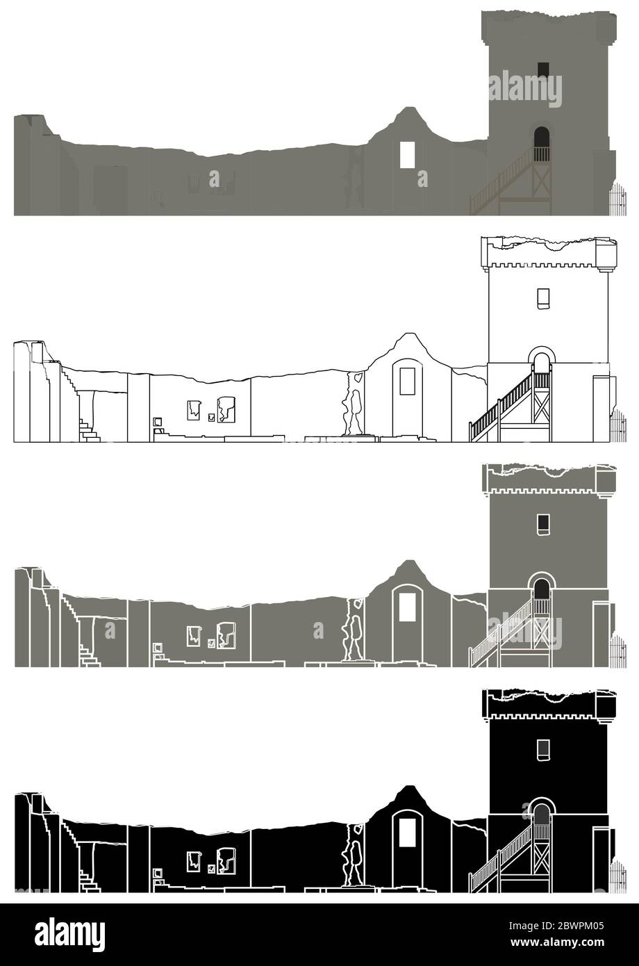 Great castle Cut Out Stock Images & Pictures - Alamy