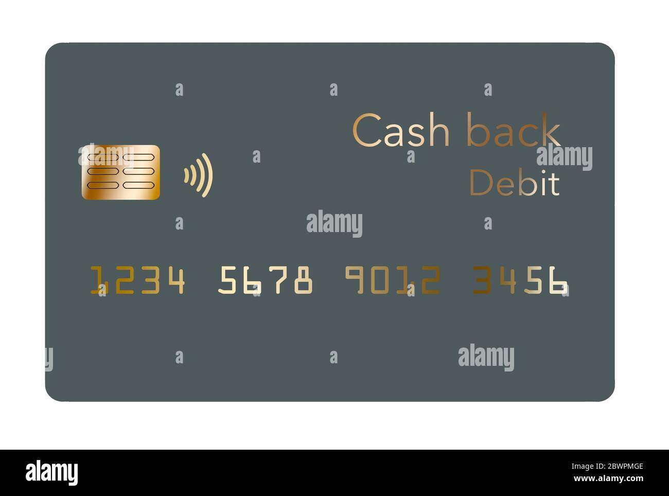 Here is a debit card that offers cash rewards Stock Photo - Alamy
