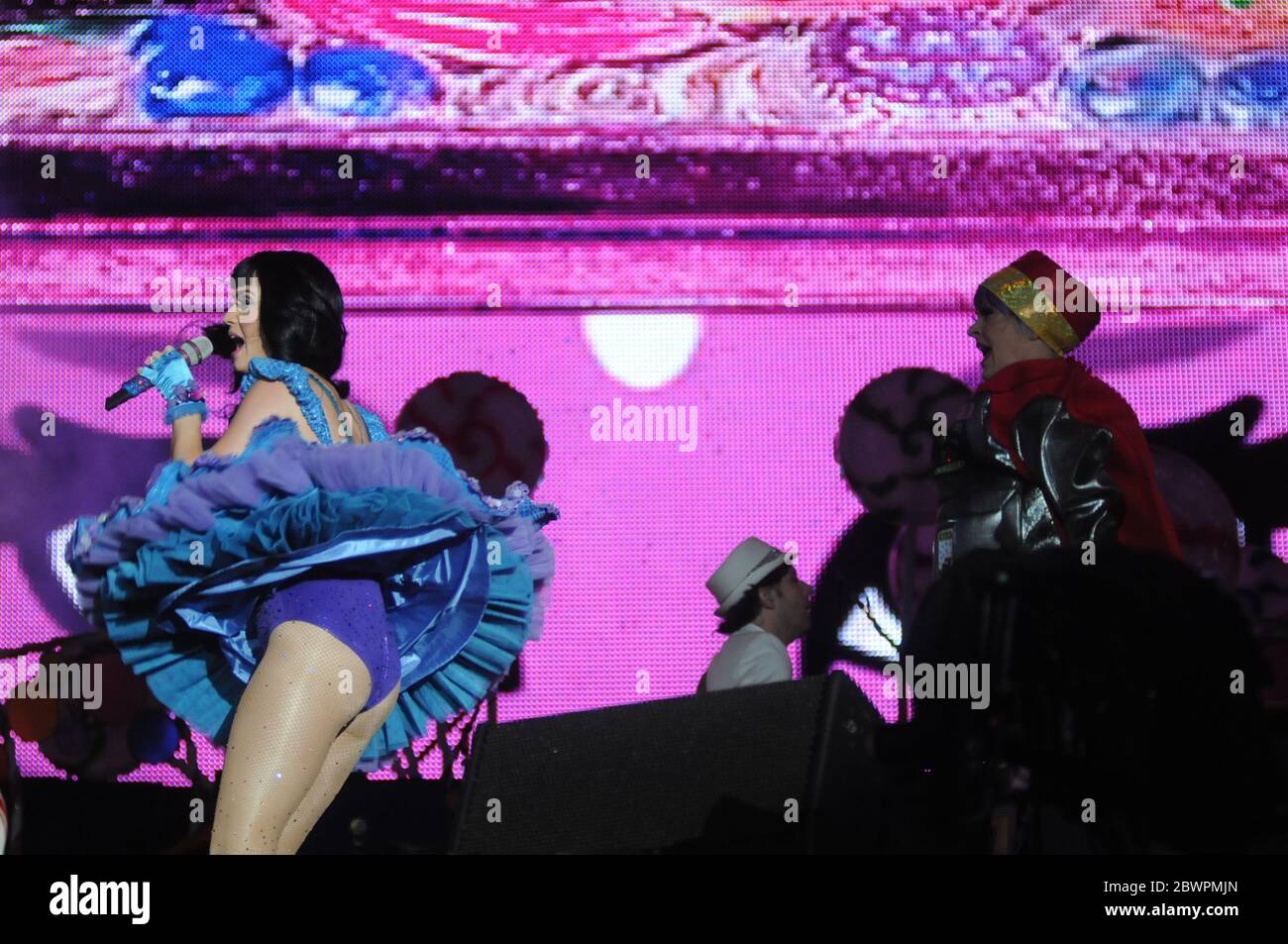 Singer KATY PERRY the show, during the Rock in Rio. in Rio de Janeiro ...