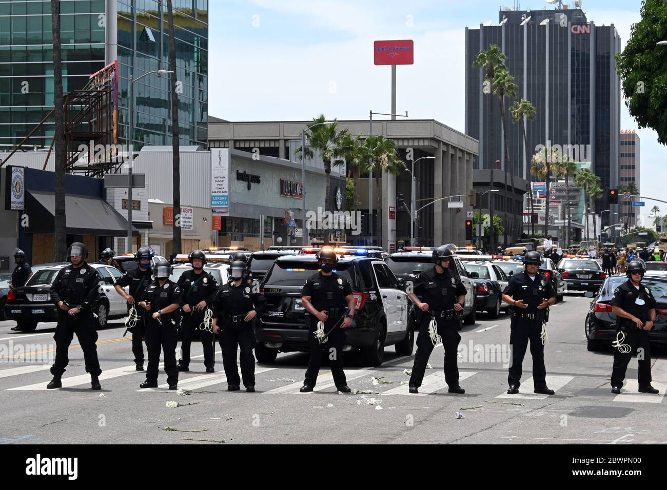 Los Angeles, United States. 02nd June, 2020. Los Angeles Police ...