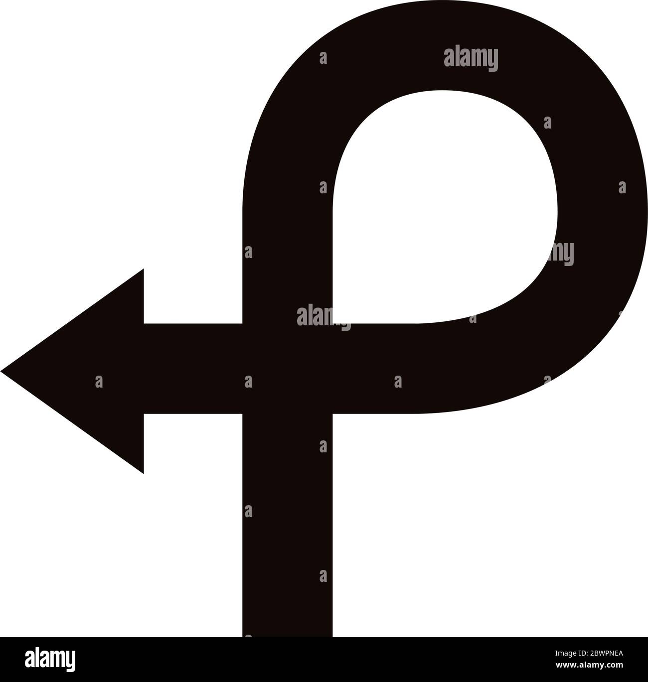 around arrows navigations guide silhouette style icon Stock Vector ...