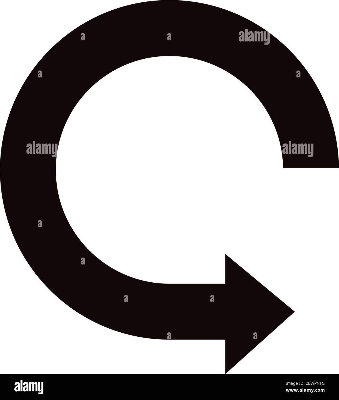 around arrows navigations guide silhouette style icon Stock Vector ...