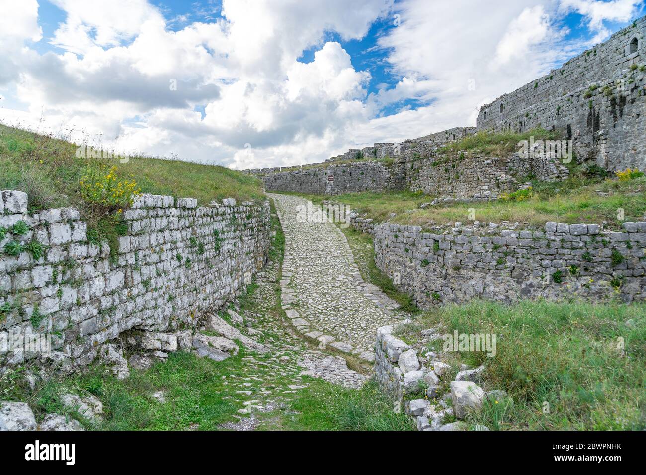 The Ancient Rozafa Castle in Shkoder Albania Stock Photo - Alamy