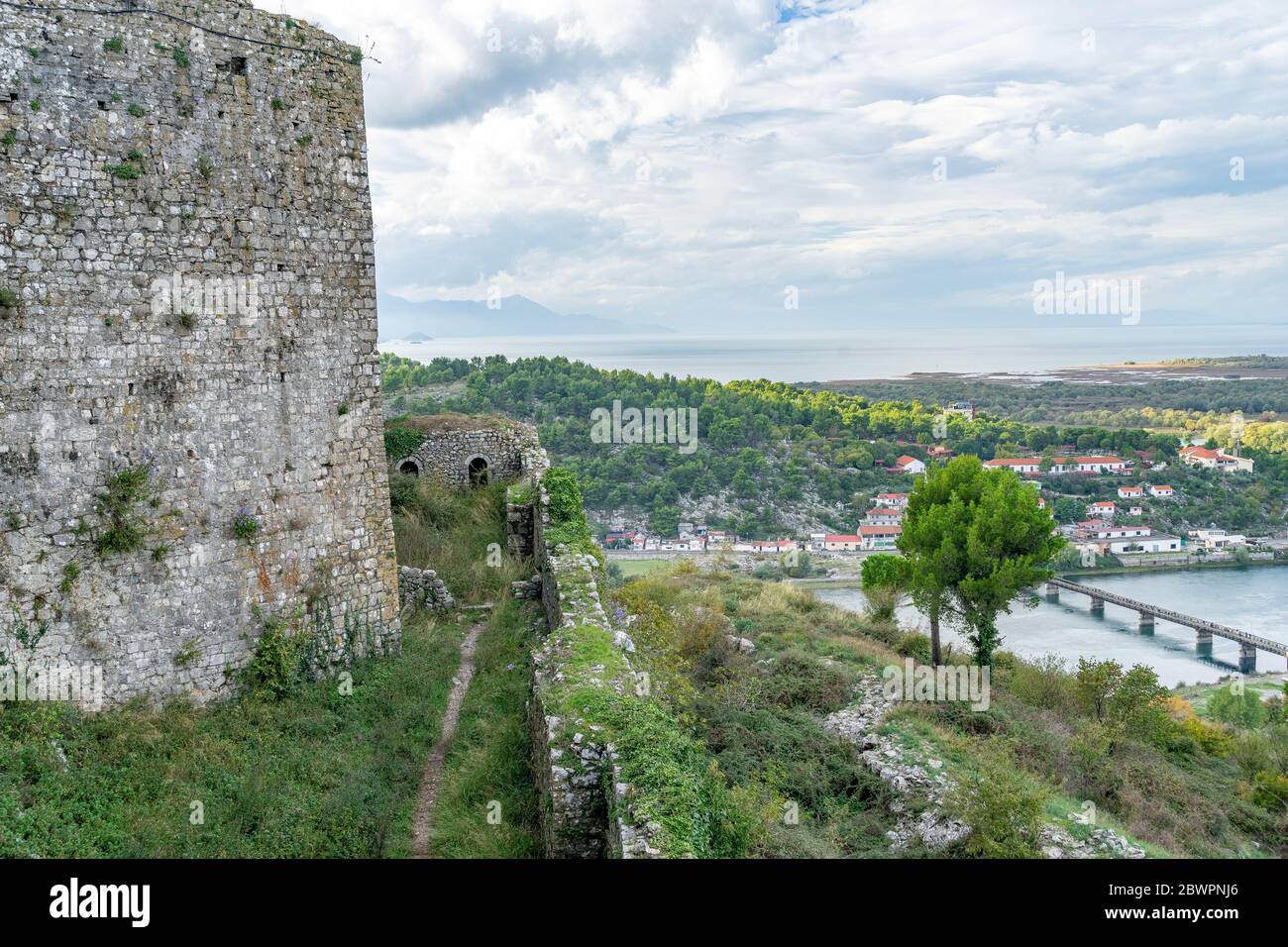 The Ancient Rozafa Castle in Shkoder Albania Stock Photo - Alamy