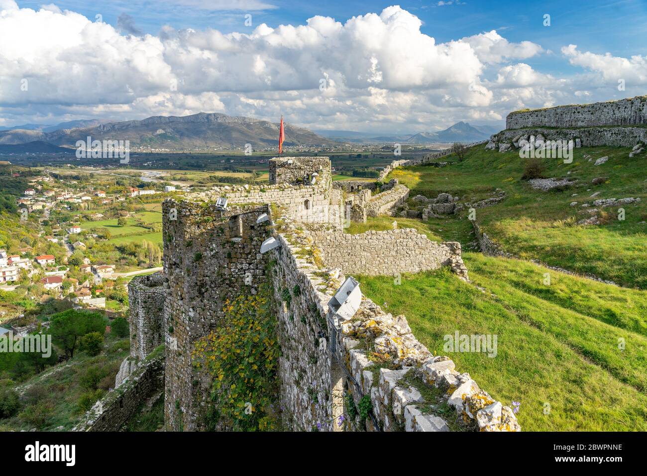 The Ancient Rozafa Castle in Shkoder Albania Stock Photo - Alamy