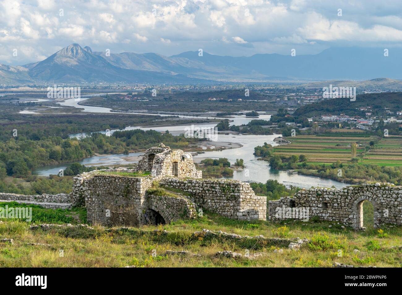 The Ancient Rozafa Castle in Shkoder Albania Stock Photo - Alamy