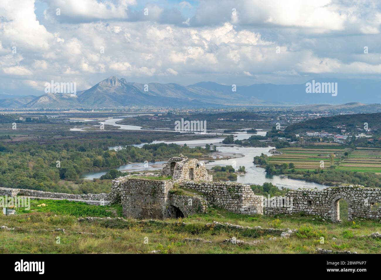 The Ancient Rozafa Castle in Shkoder Albania Stock Photo - Alamy