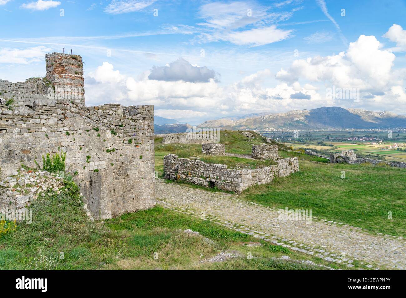 The Ancient Rozafa Castle in Shkoder Albania Stock Photo - Alamy