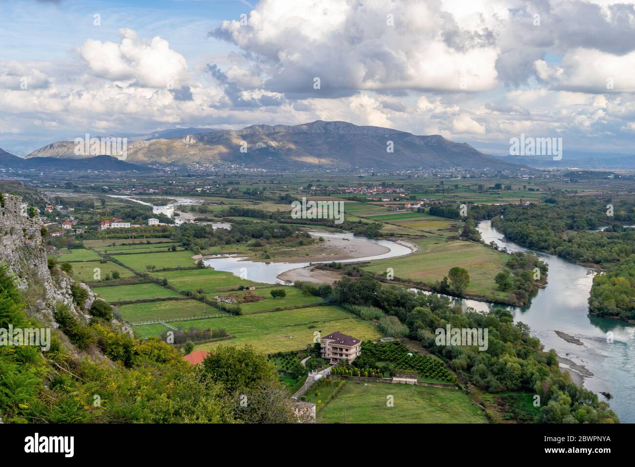The Ancient Rozafa Castle in Shkoder Albania Stock Photo - Alamy