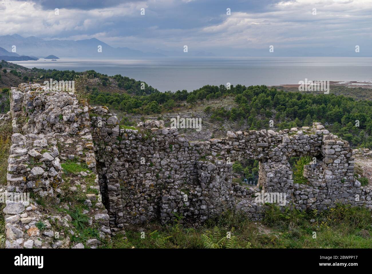The Ancient Rozafa Castle in Shkoder Albania Stock Photo - Alamy