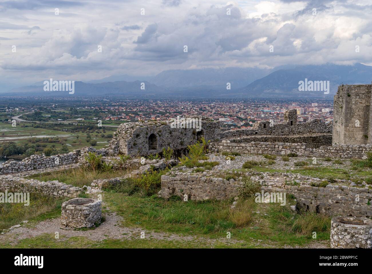 The Ancient Rozafa Castle in Shkoder Albania Stock Photo - Alamy