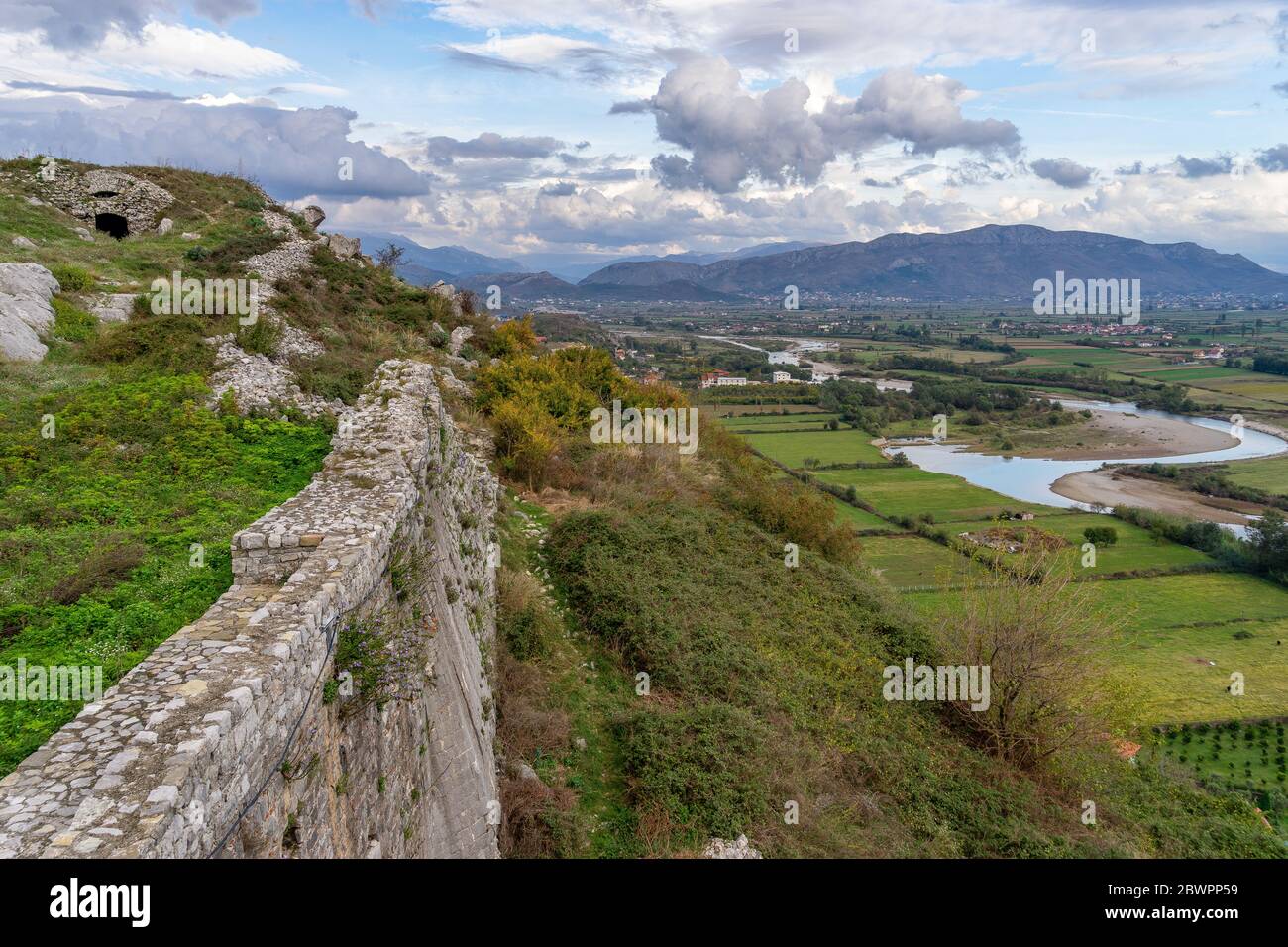 The Ancient Rozafa Castle in Shkoder Albania Stock Photo - Alamy