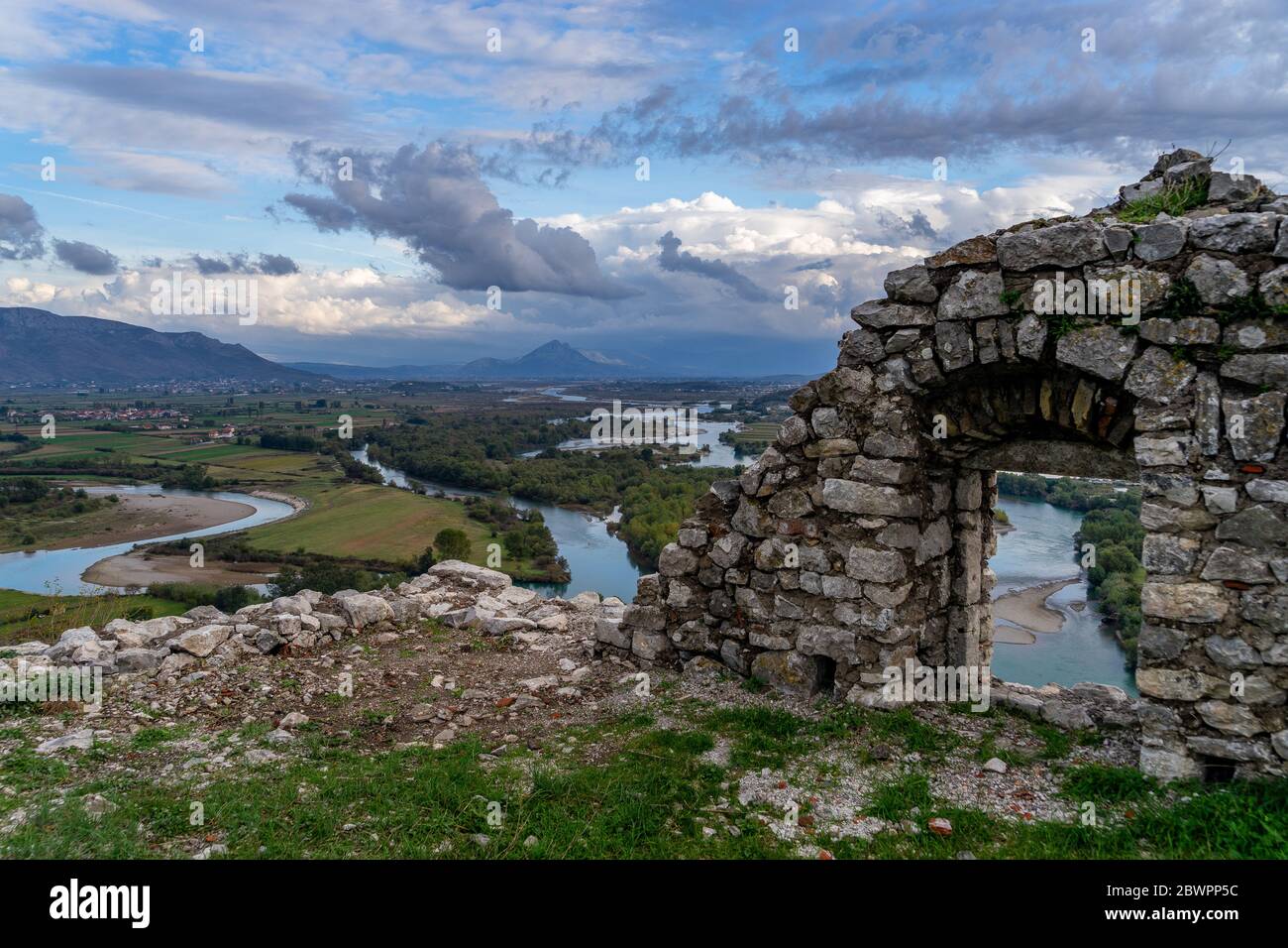 The Ancient Rozafa Castle in Shkoder Albania Stock Photo - Alamy