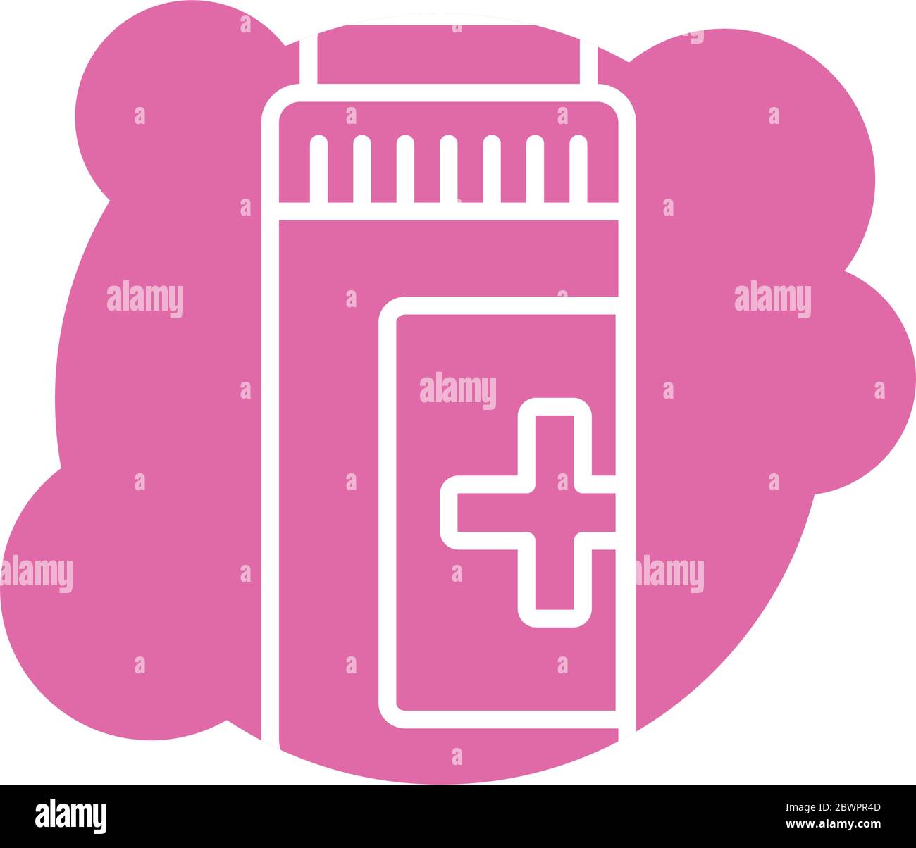 bottle drugs capsules block style Stock Vector Image & Art - Alamy