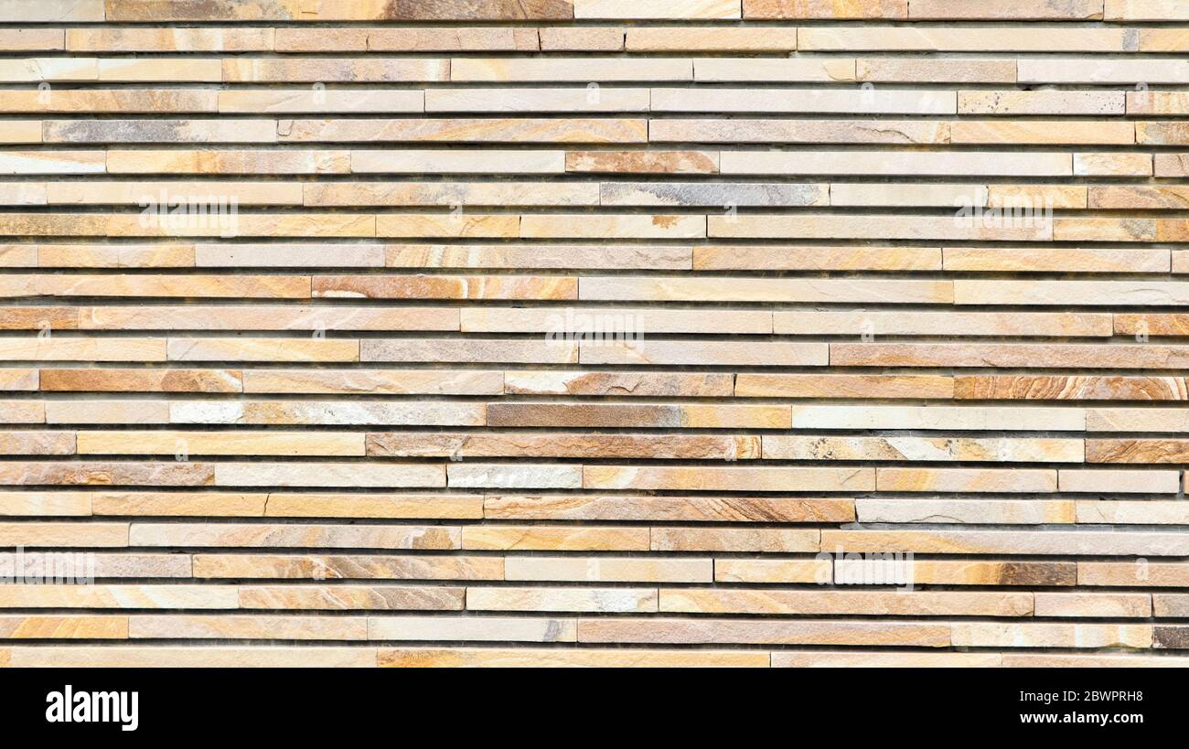 Decorative texture of a beautiful wall with rectangular parts made of ...