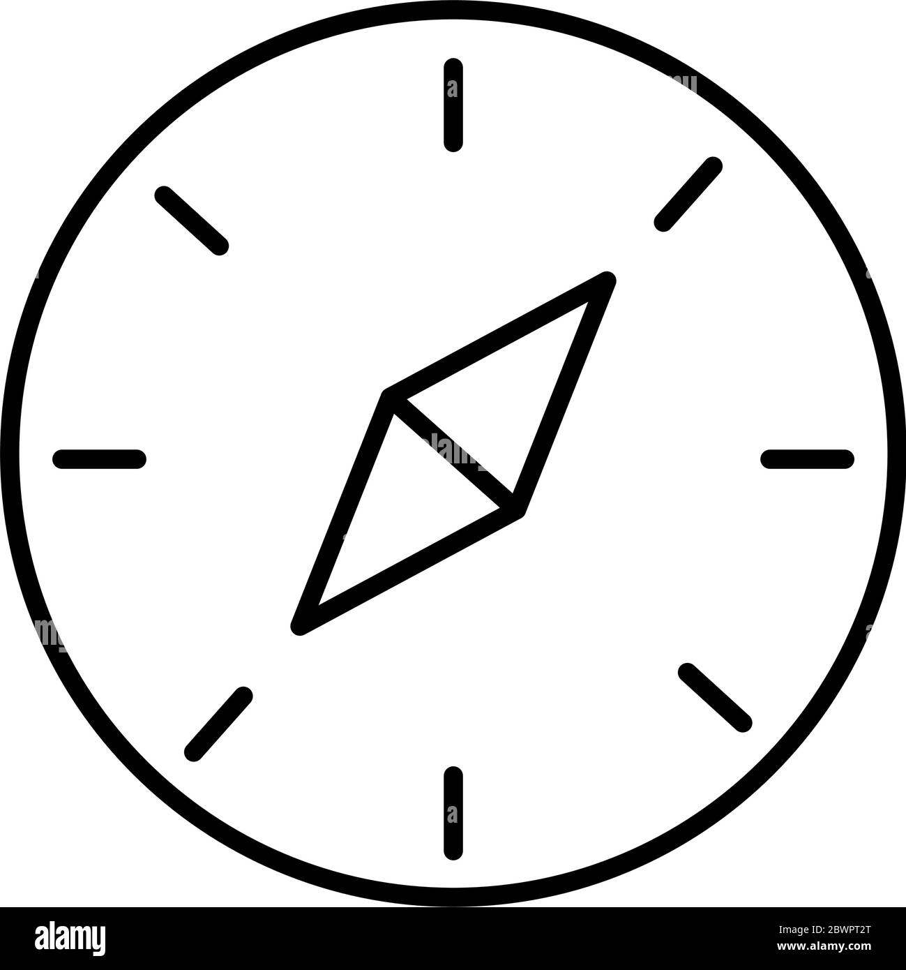compass guide line style icon Stock Vector Image & Art - Alamy