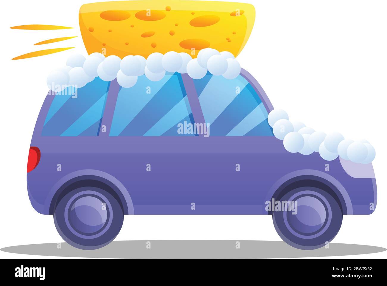 Car wash machine icon. Cartoon of car wash machine vector icon for web ...