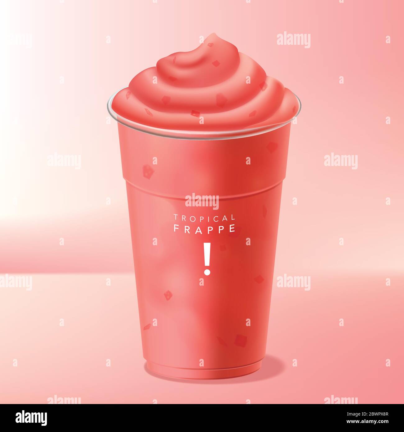 Watermelon frappe Stock Vector Images - Alamy