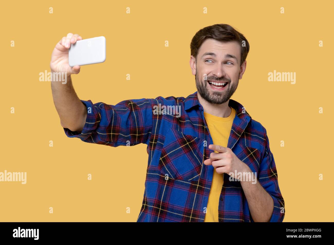 Man selfie ok hi-res stock photography and images - Alamy