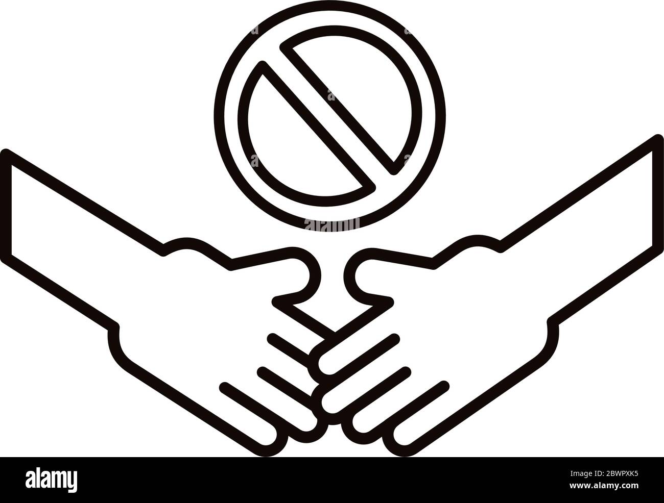 Warning contact line Cut Out Stock Images & Pictures - Alamy