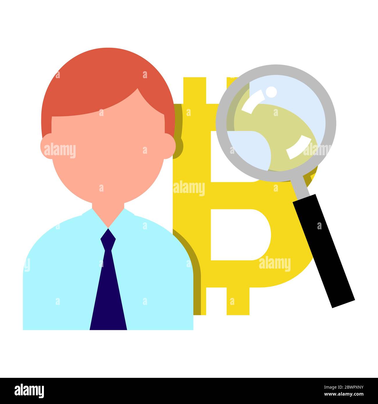 Magnifying glass icon image hi-res stock photography and images - Alamy