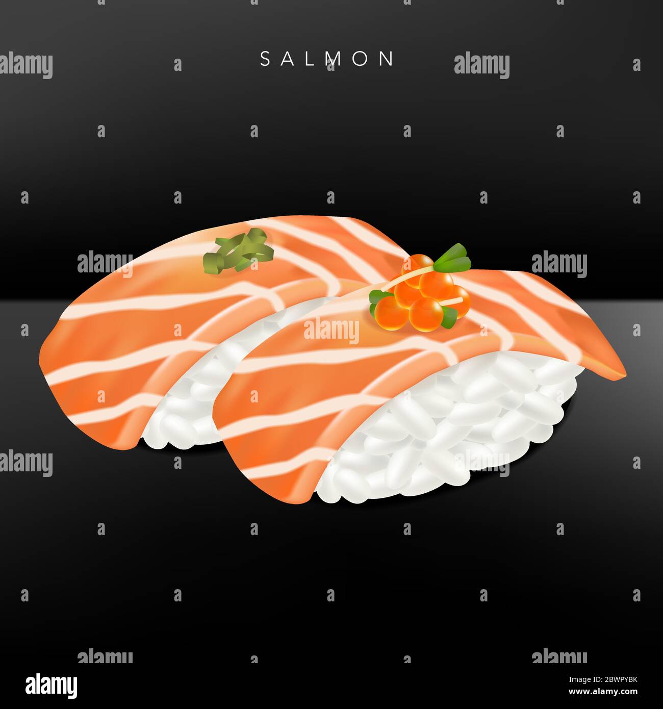 Realistic Sushi Drawing