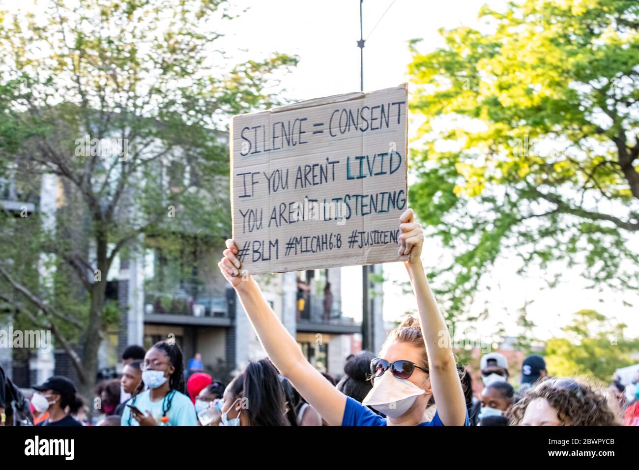 Chicago southside protests hi-res stock photography and images - Alamy
