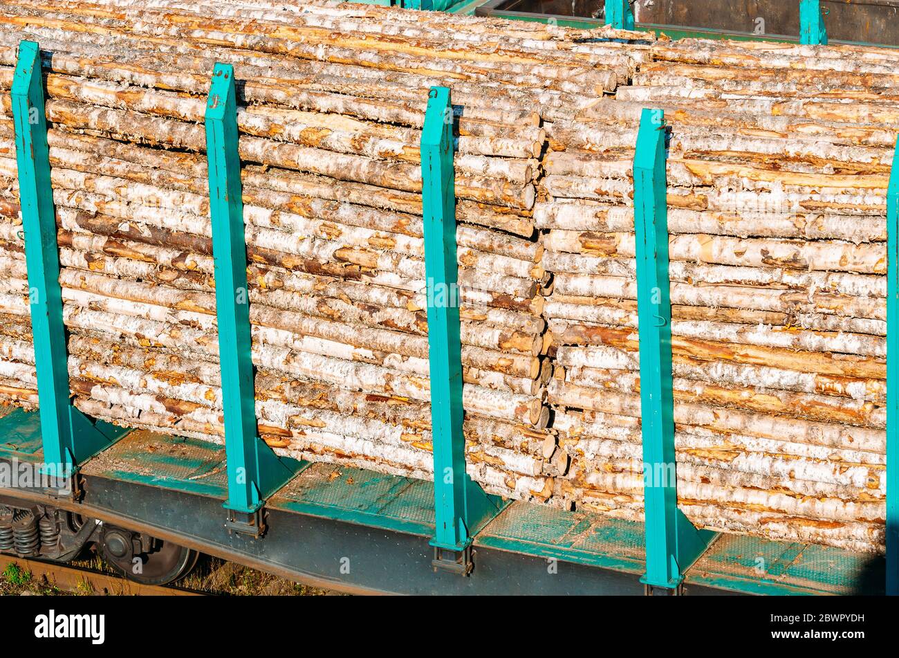 Lumber rail car hi-res stock photography and images - Alamy