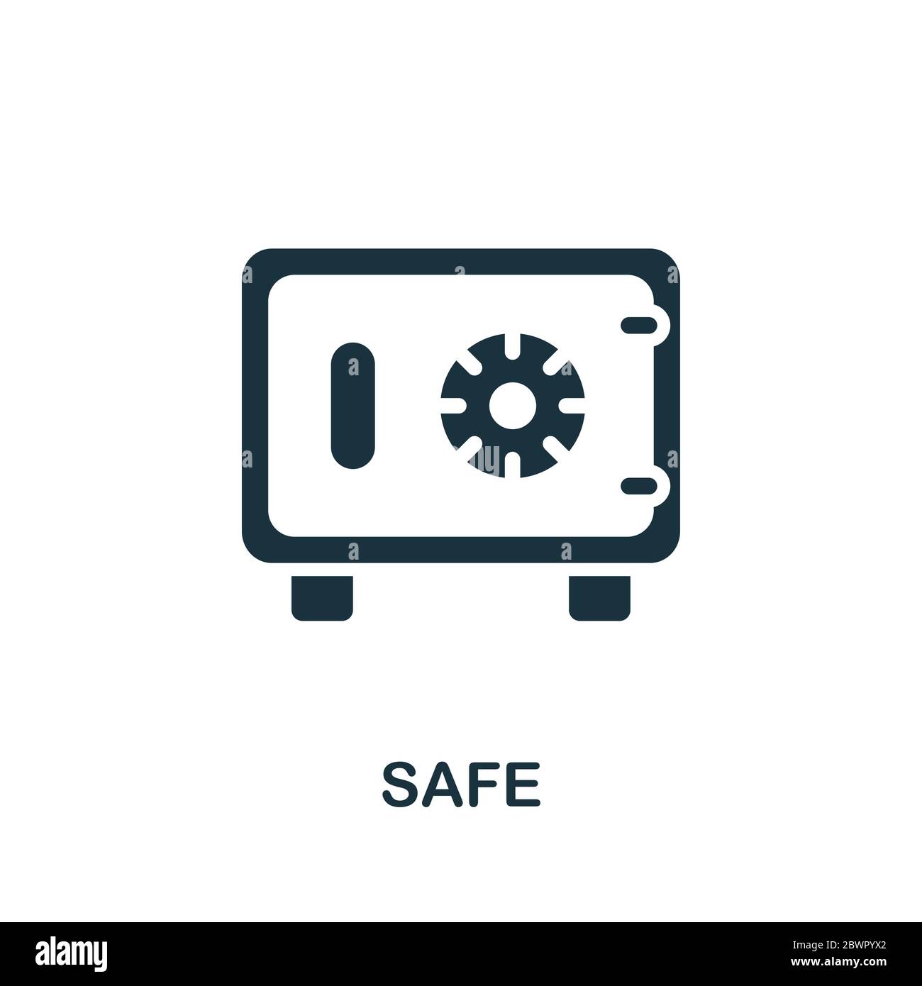 Safe icon. Simple element from banking collection. Creative Safe icon ...