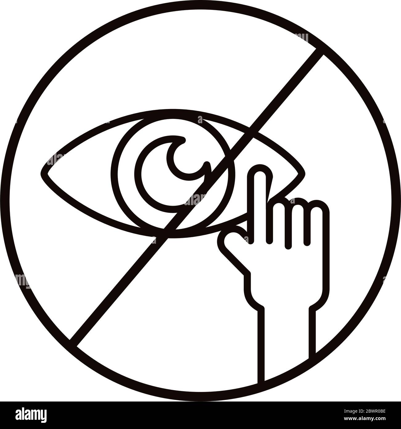 Dont see eye to eye Stock Vector Images - Alamy