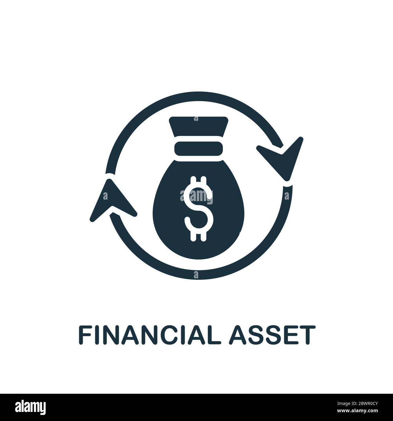 Financial Asset icon. Simple element from banking collection. Creative ...