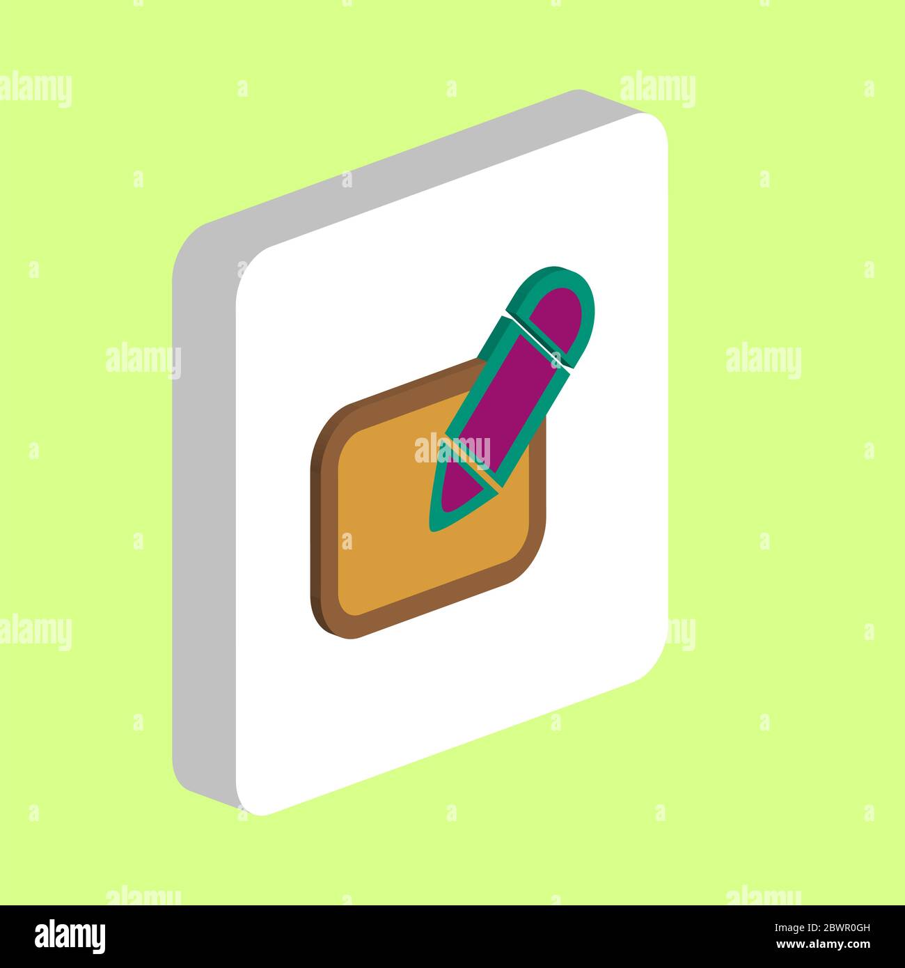 Registration Simple vector icon. Illustration symbol design template ...