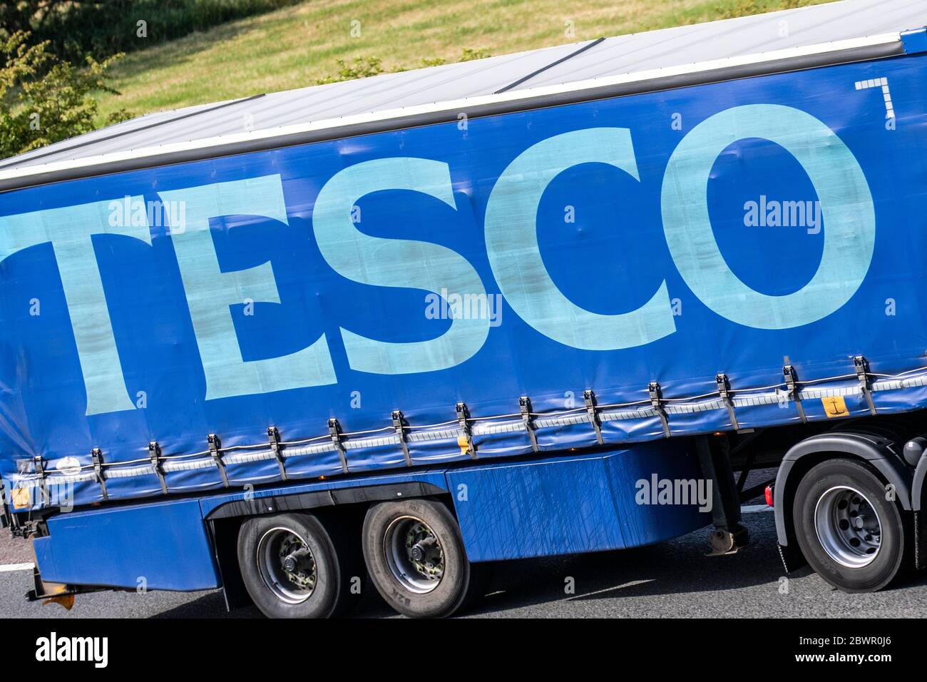 Tesco Haulage delivery trucks, lorry, transportation, truck, cargo ...