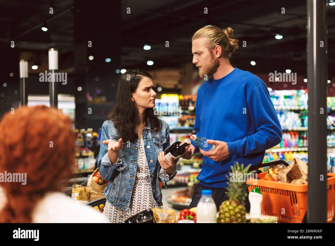 Angry customer supermarket hi-res stock photography and images - Alamy