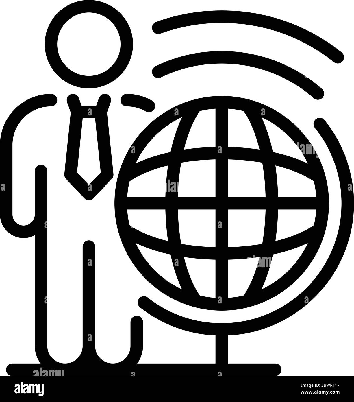 Translator icon, outline style Stock Vector Image & Art - Alamy