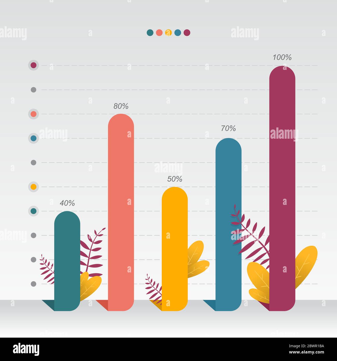 Bar Chart Graph Diagram Statistical Business Infographic Illustration ...