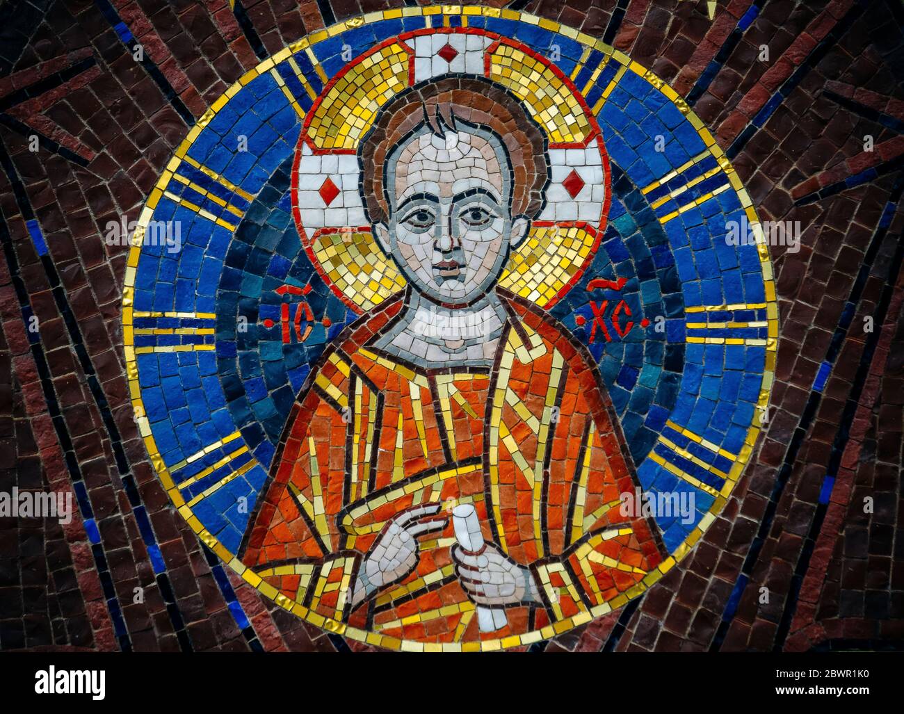 Christian bible mosaics hi-res stock photography and images - Alamy