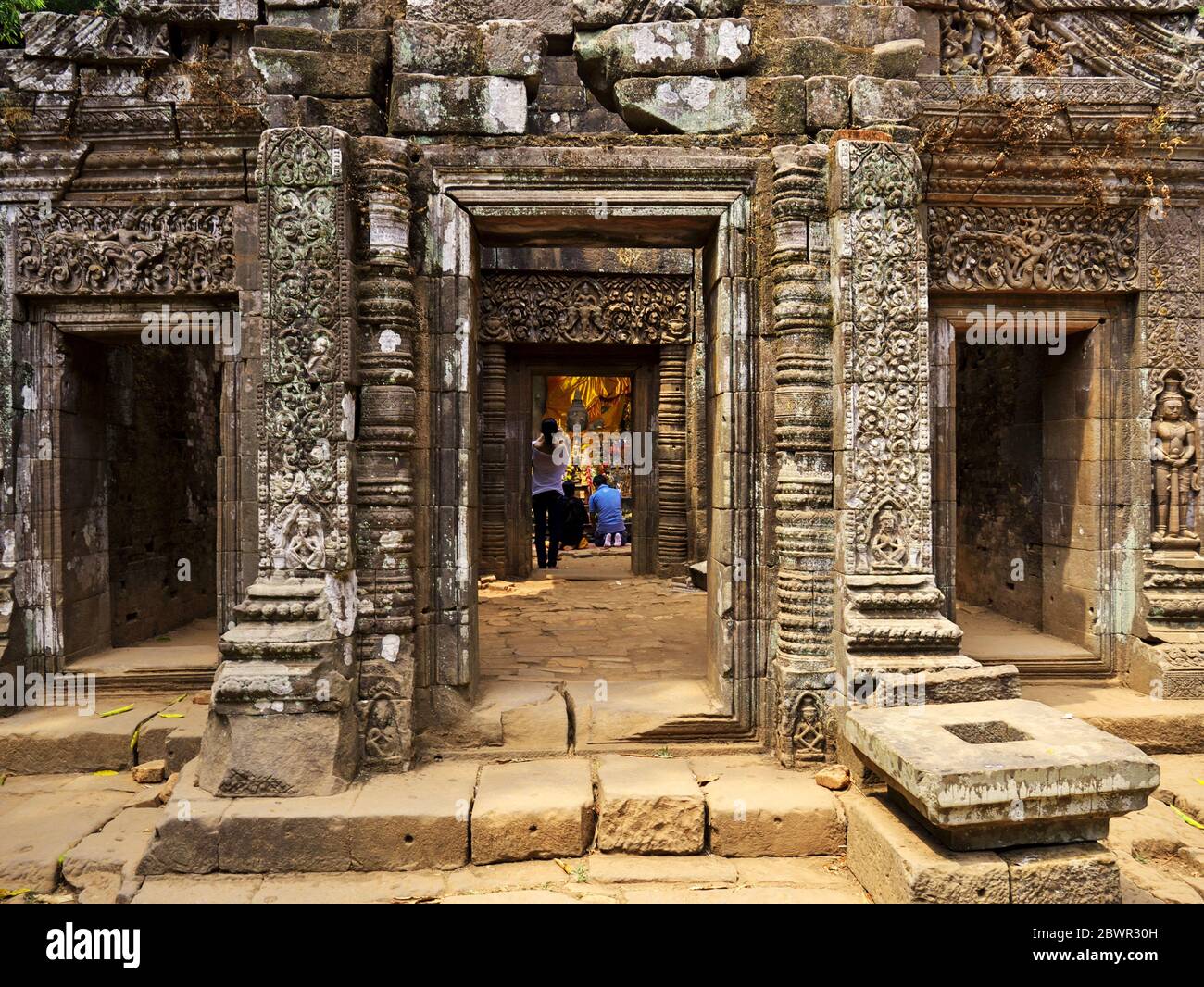 Vat Phou temple in Laos Stock Photo - Alamy