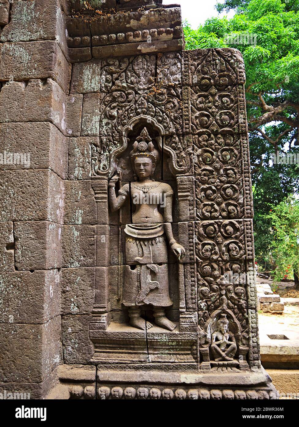 Vat Phou temple in Laos Stock Photo - Alamy