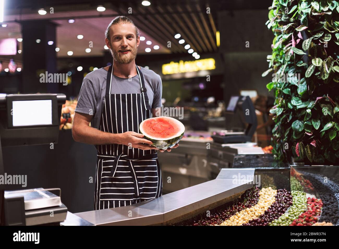 Watermelon Seller Man High Resolution Stock Photography and Images - Alamy