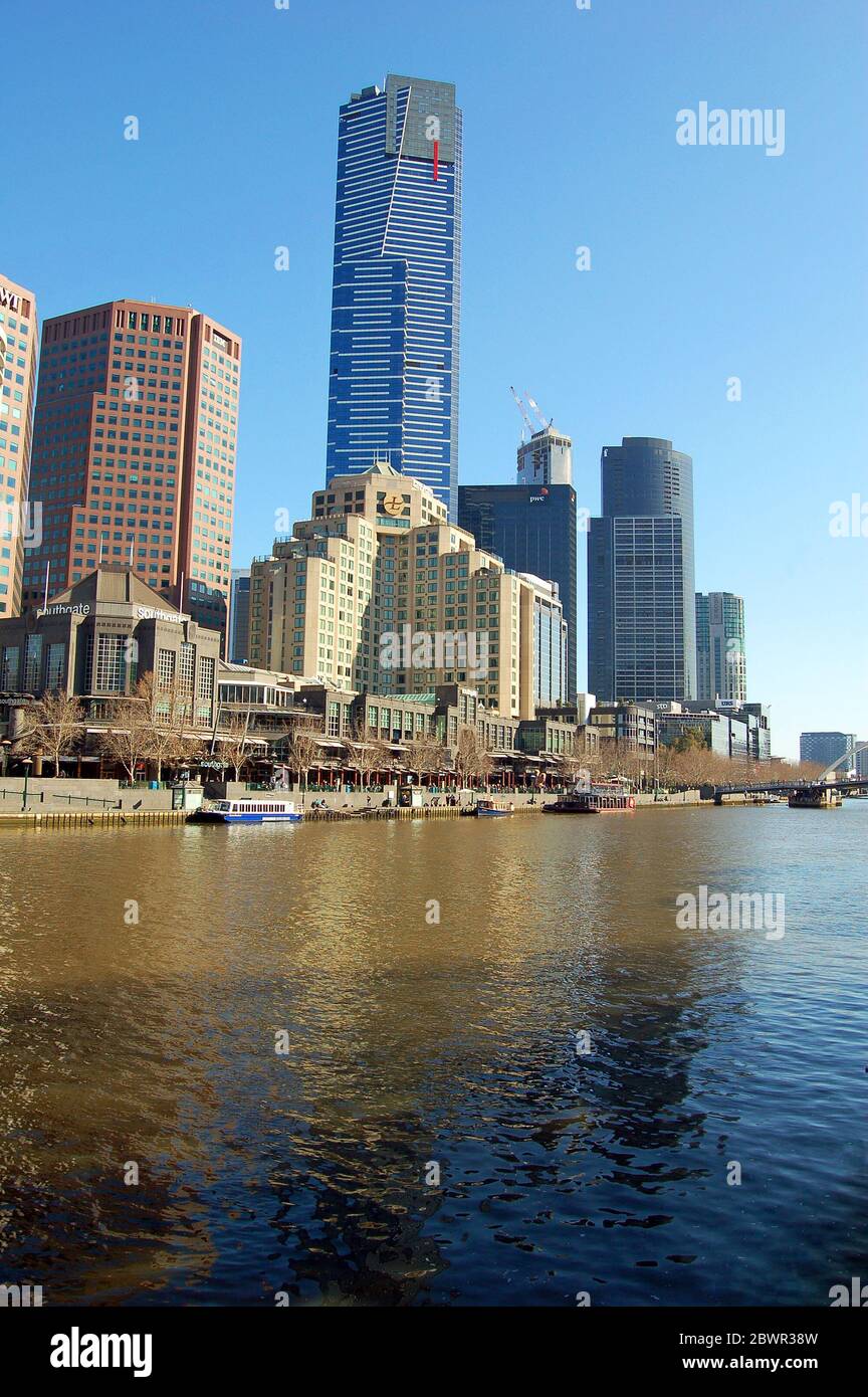 Melbourne City Skyline Stock Photo - Alamy