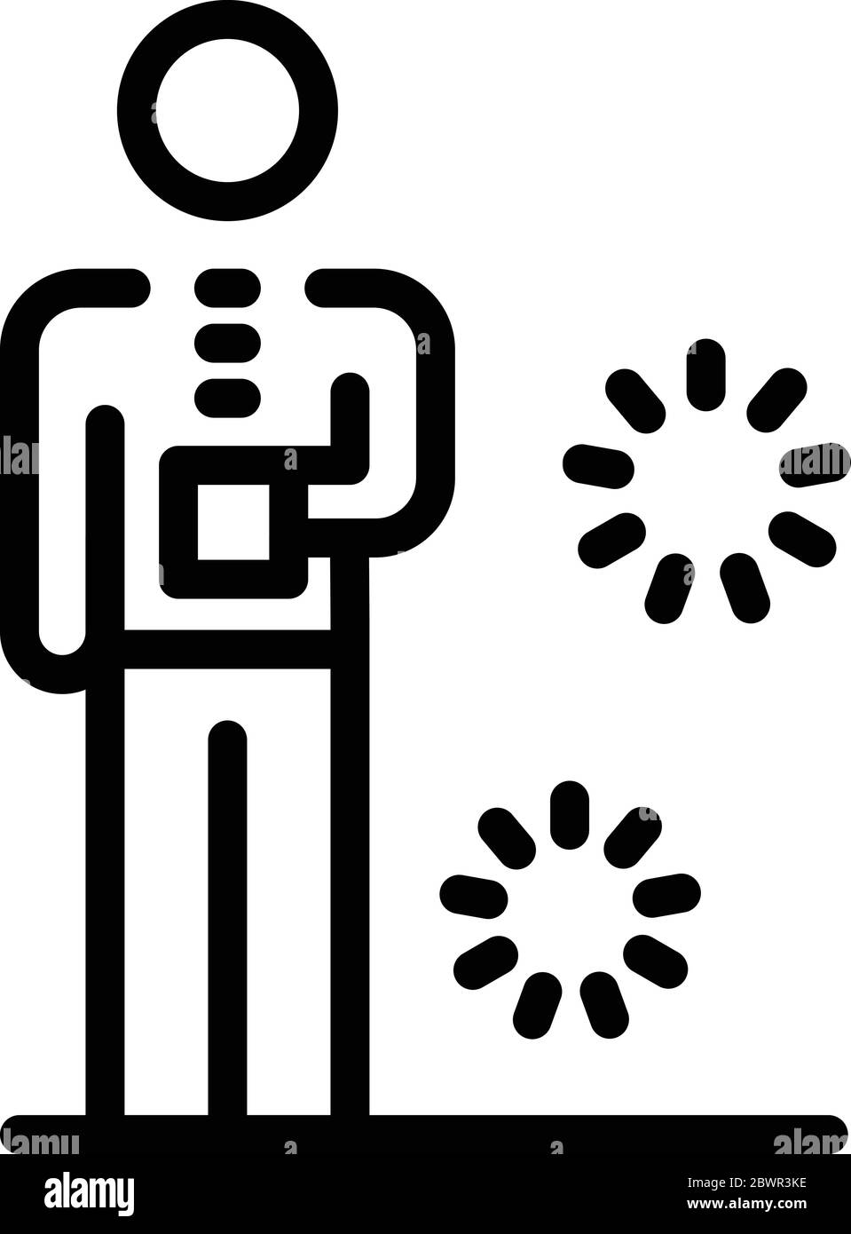 Modern butler icon, outline style Stock Vector Image & Art - Alamy