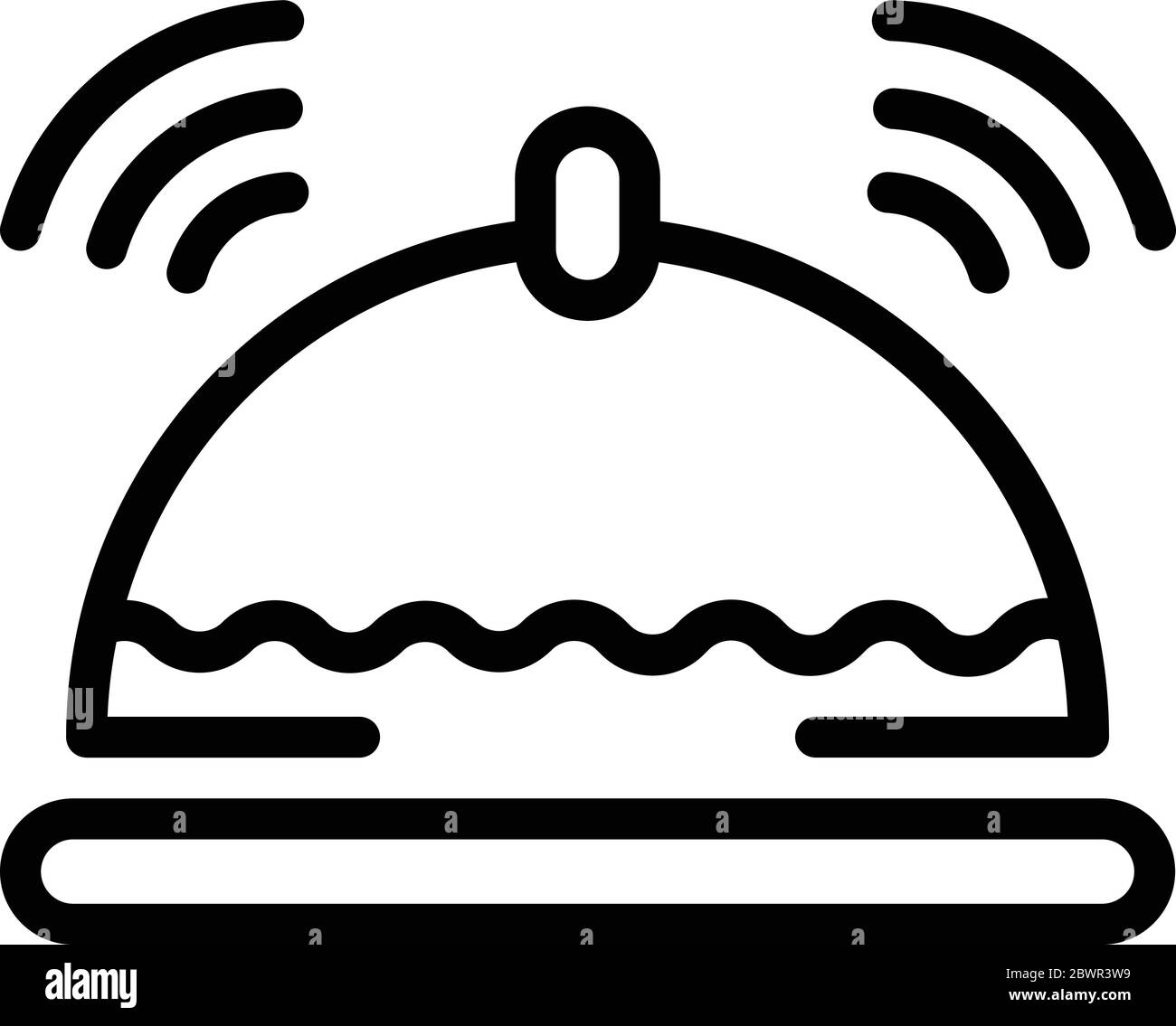 Butler Bell Stock Vector Images - Alamy