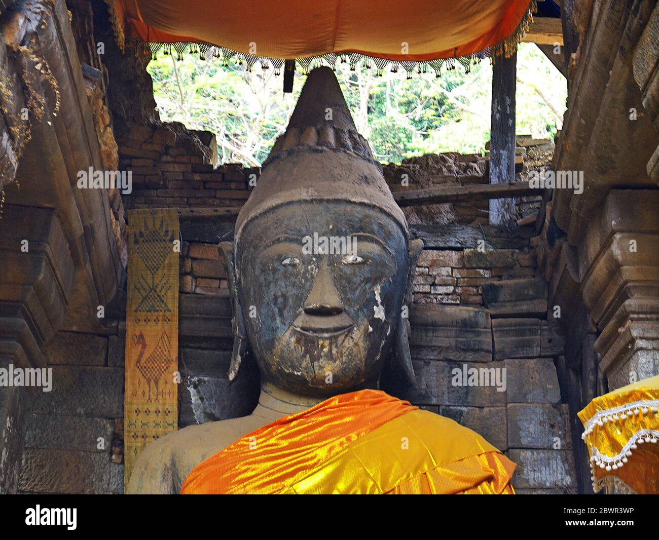 Vat Phou temple in Laos Stock Photo - Alamy