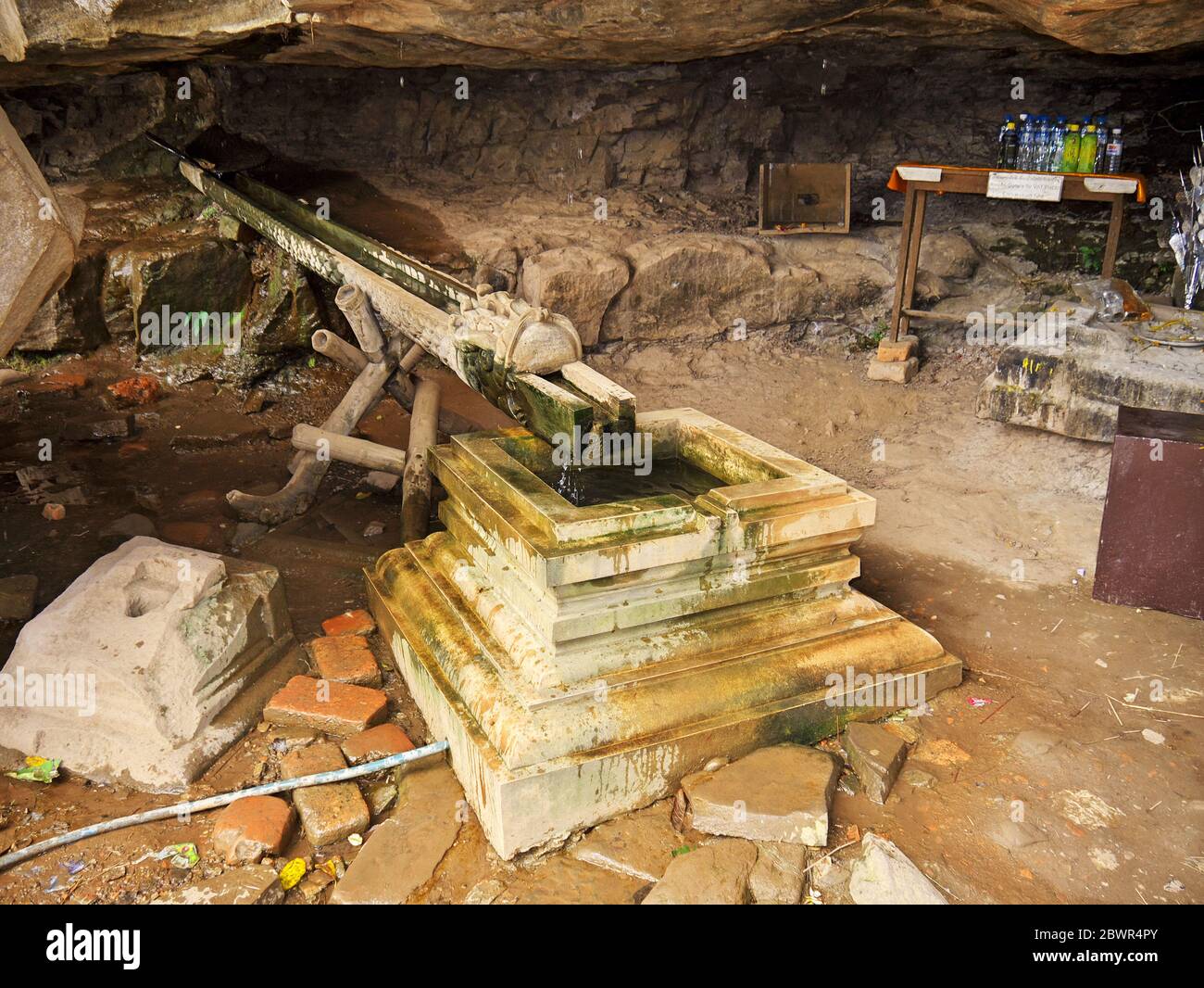 Vat Phou temple in Laos Stock Photo - Alamy