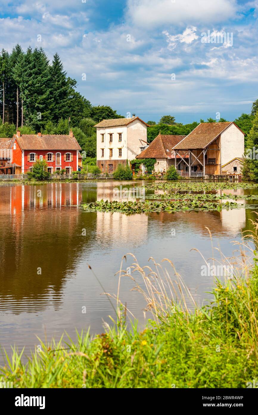 Old water mill france hi-res stock photography and images - Alamy