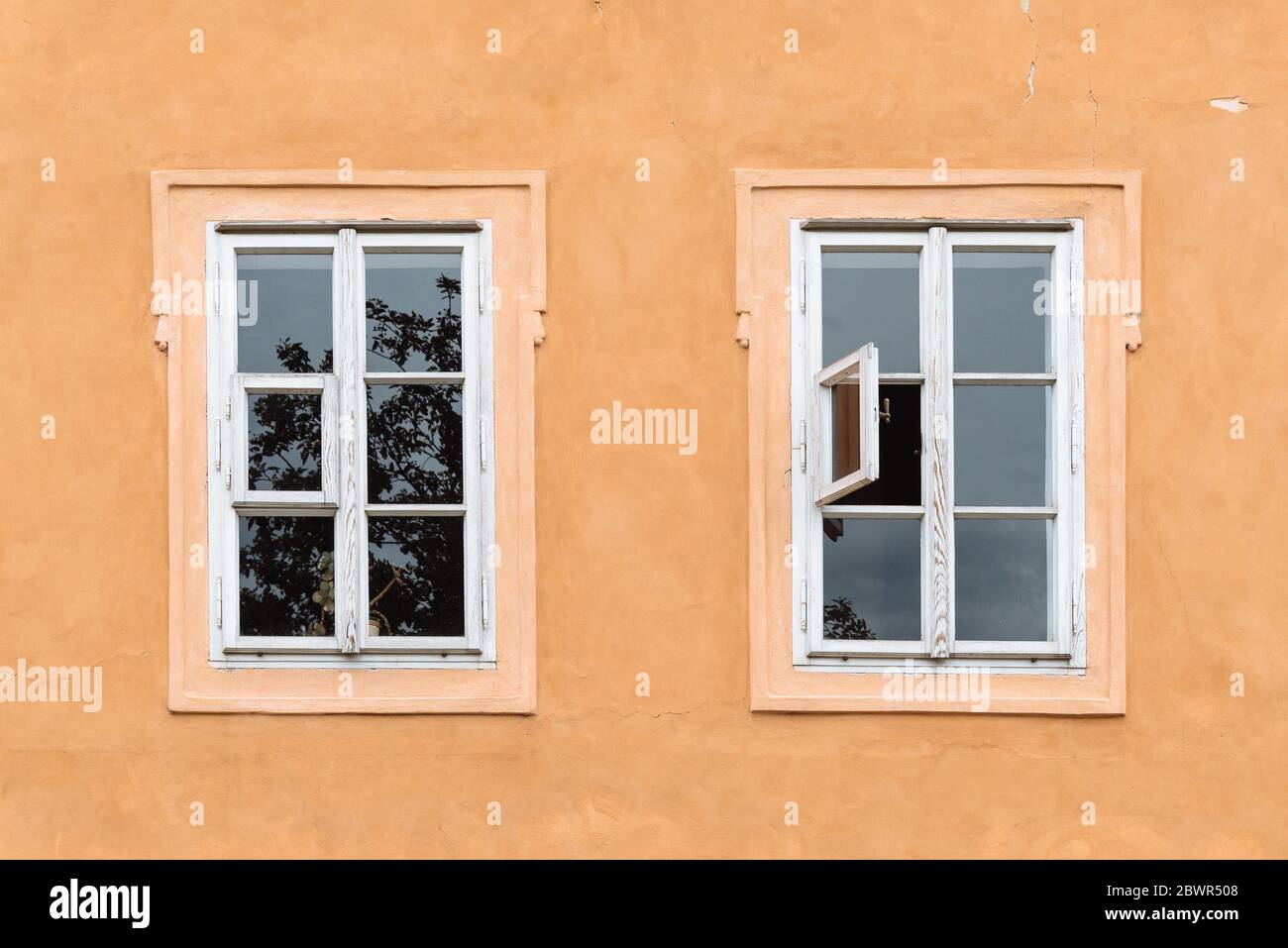 Two old windows hi-res stock photography and images - Alamy