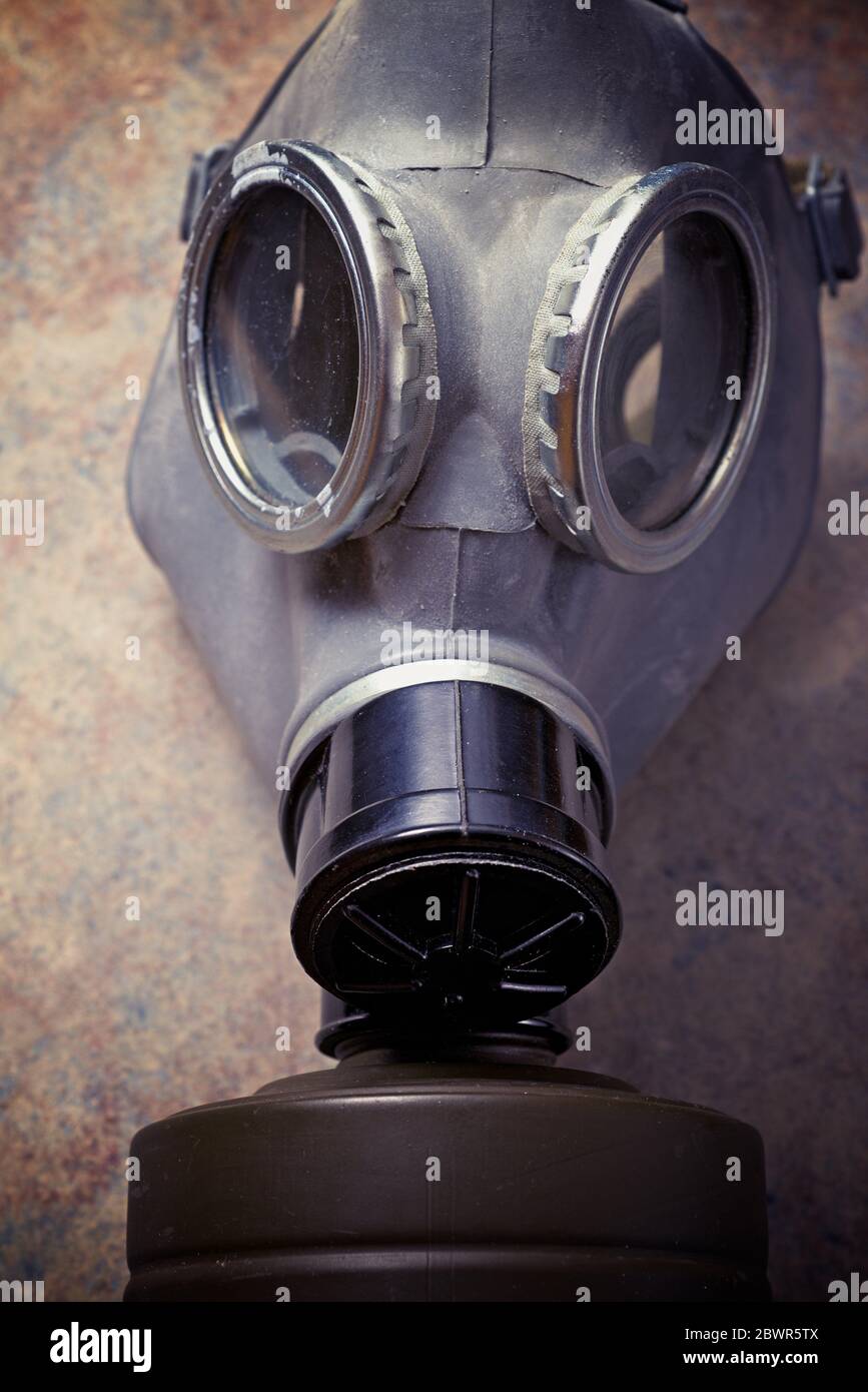 Retro Gas Mask High Resolution Stock Photography and Images - Alamy
