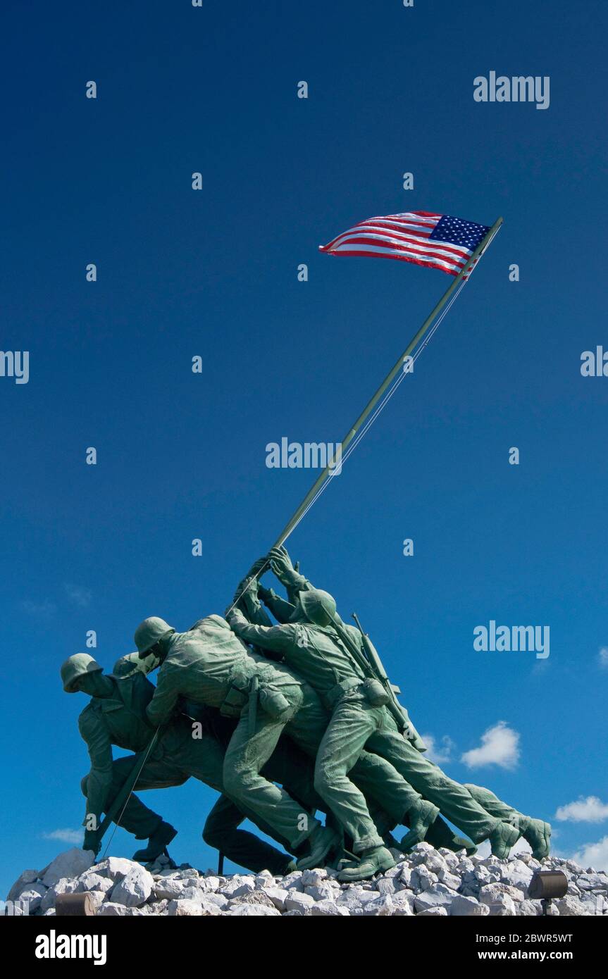 Iwo Jima Monument, original plaster model of the statue created by ...