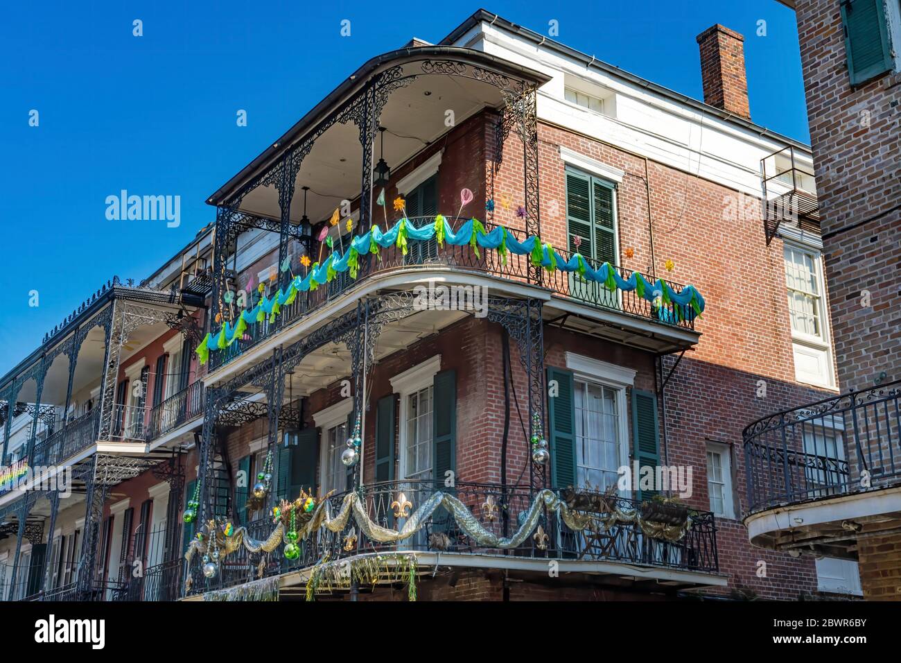 New Orleans French Quarter Building High Resolution Stock Photography ...